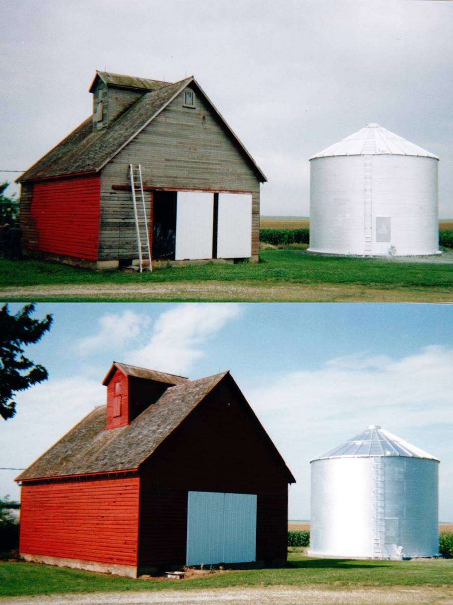 Barn Painting Photos - Grain Bin Painters